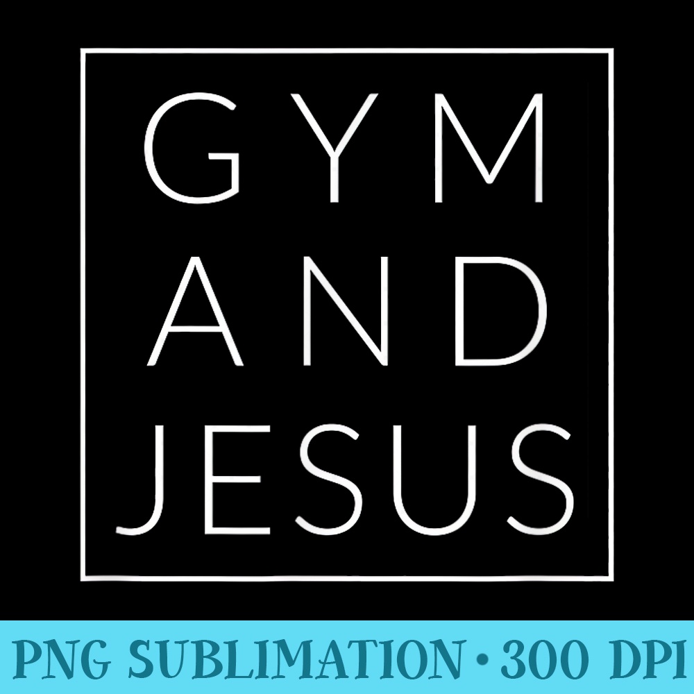Gym and Jesus, Christian Workout, Fun Modern Fitness - Shirt | Inspire ...