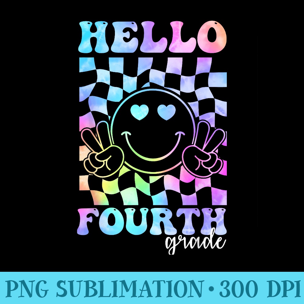 Hello Fourth Grade Retro Smile Team 4th Grade Back to School | Inspire ...