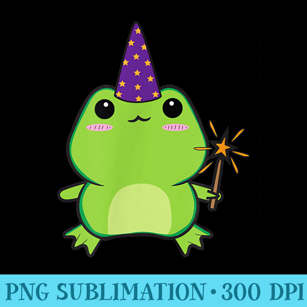 Cottagecore Aesthetic Kawaii Wizard Hat Magic Wand Frogcore | Inspire ...