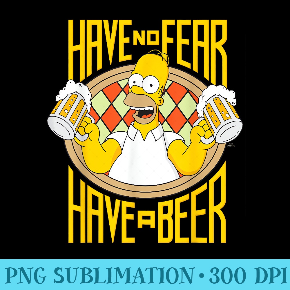 The Simpsons Homer Beer Fear ChillOut Weekend Brewmaster - S | Inspire ...
