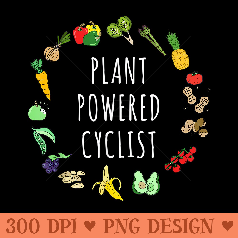 PlantPowered Cyclist Vegetarian Vegan Cycling - High Resolut | Inspire ...