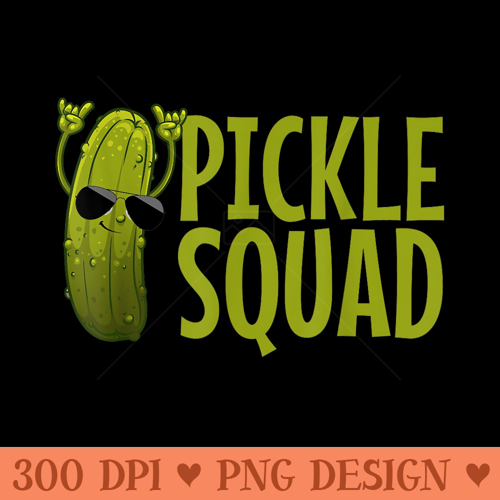 Cute Pickle Design For Cucumber Pickle Lover - PNG Graphics | Inspire ...