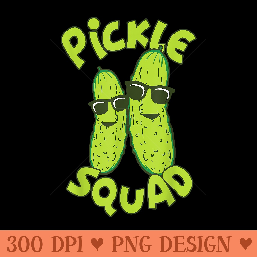 Dill Pickle Squad Design Pickle Squad - Unique PNG Artwork | Inspire Uplift