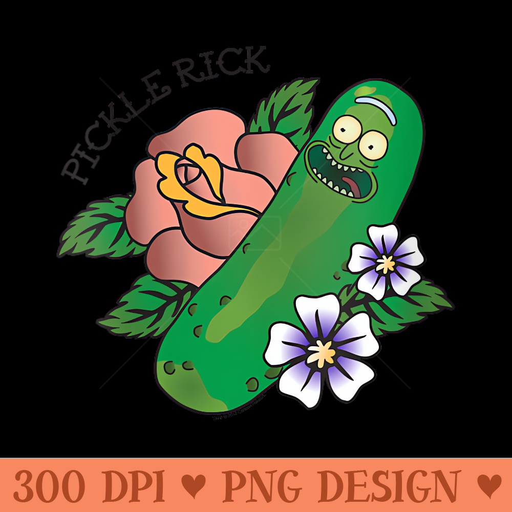 Womens Rick and Morty Pickle Rick Tattoo - Ready To Print PN | Inspire ...