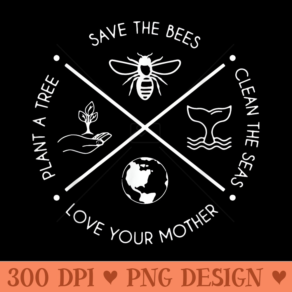 Earth Day Save the Bees Plant More Trees Clean the Seas - PN | Inspire ...