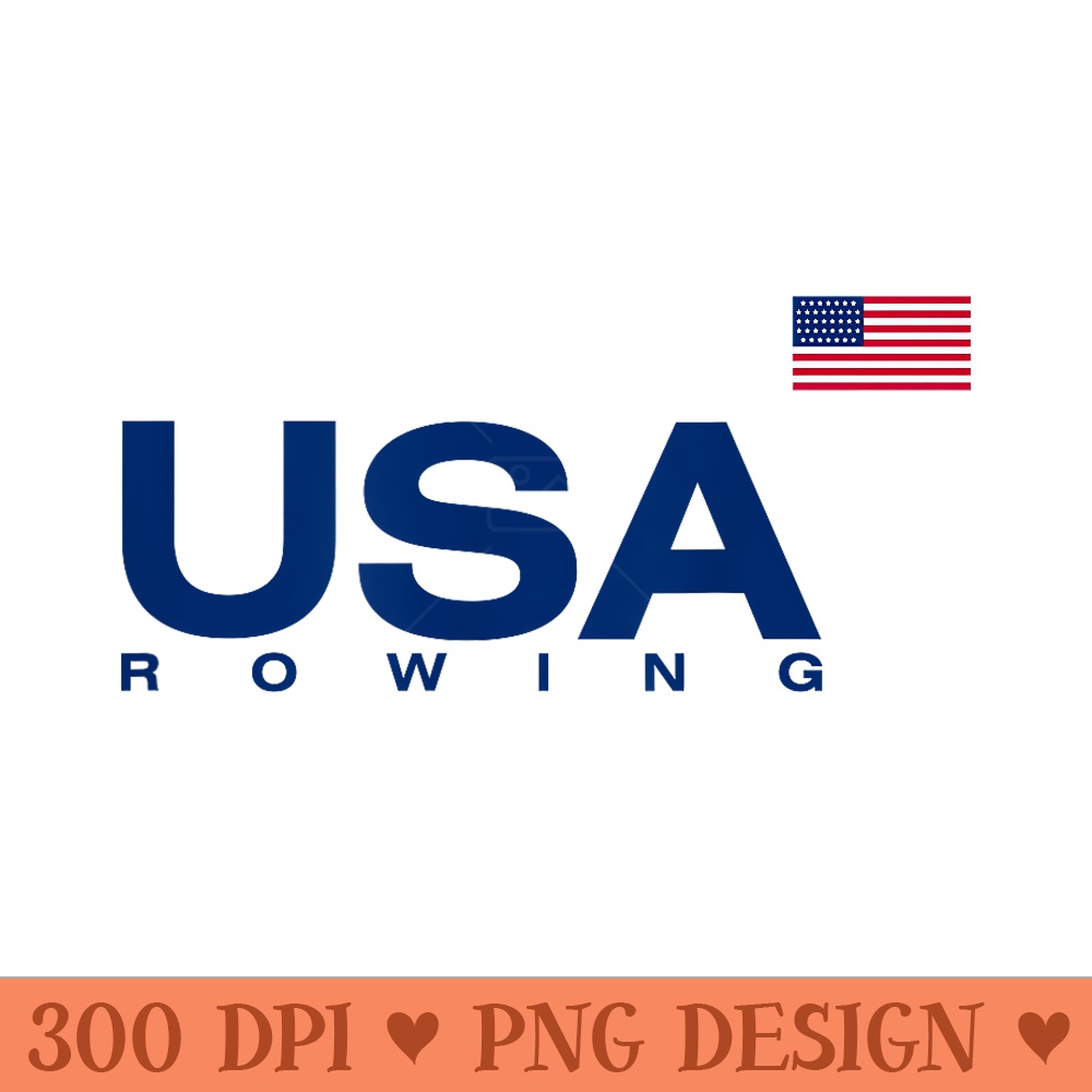 USA Rowing Flag - PNG download with transparent background | Inspire Uplift