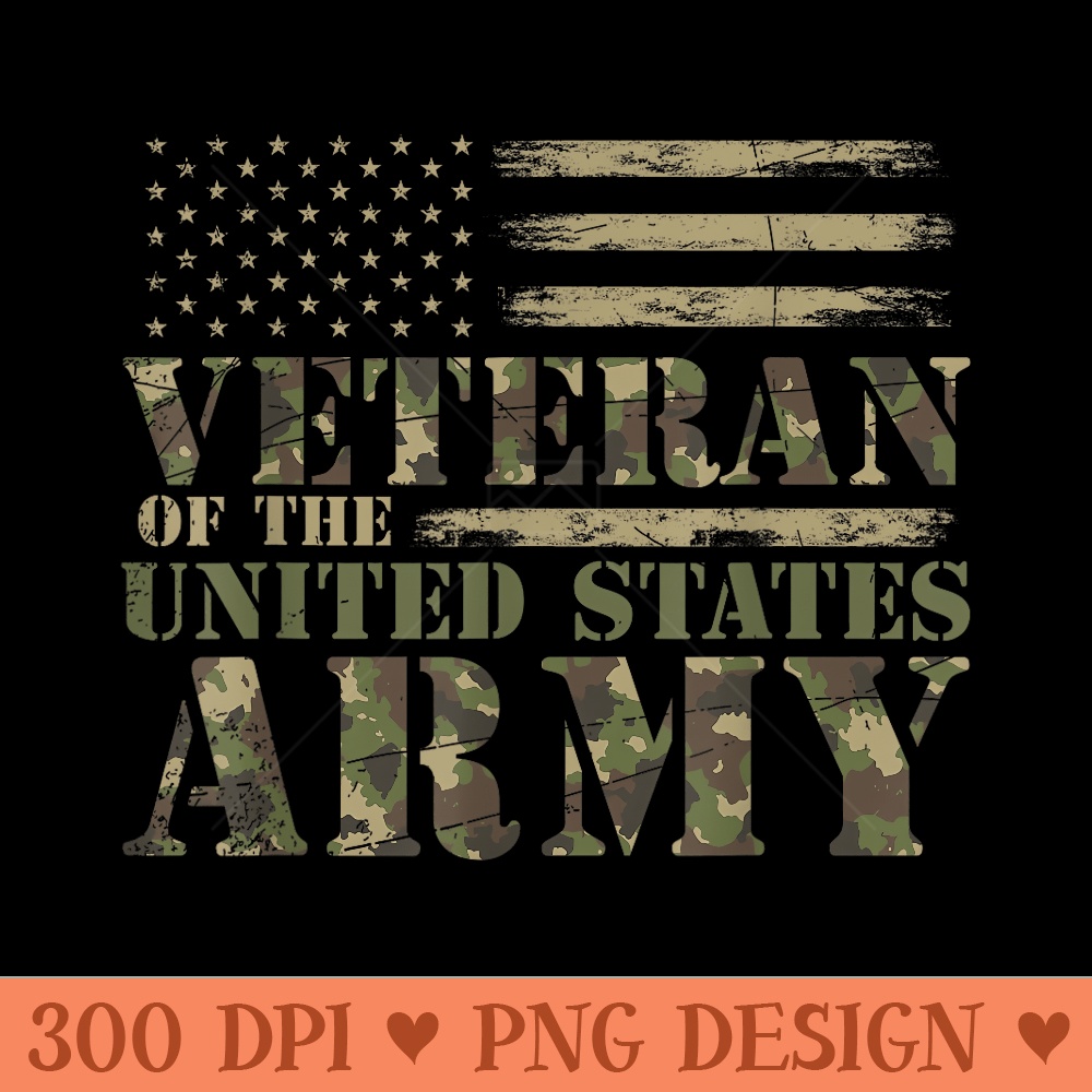Proud Soldier United States Army USA Flag Camouflage Veteran | Inspire ...