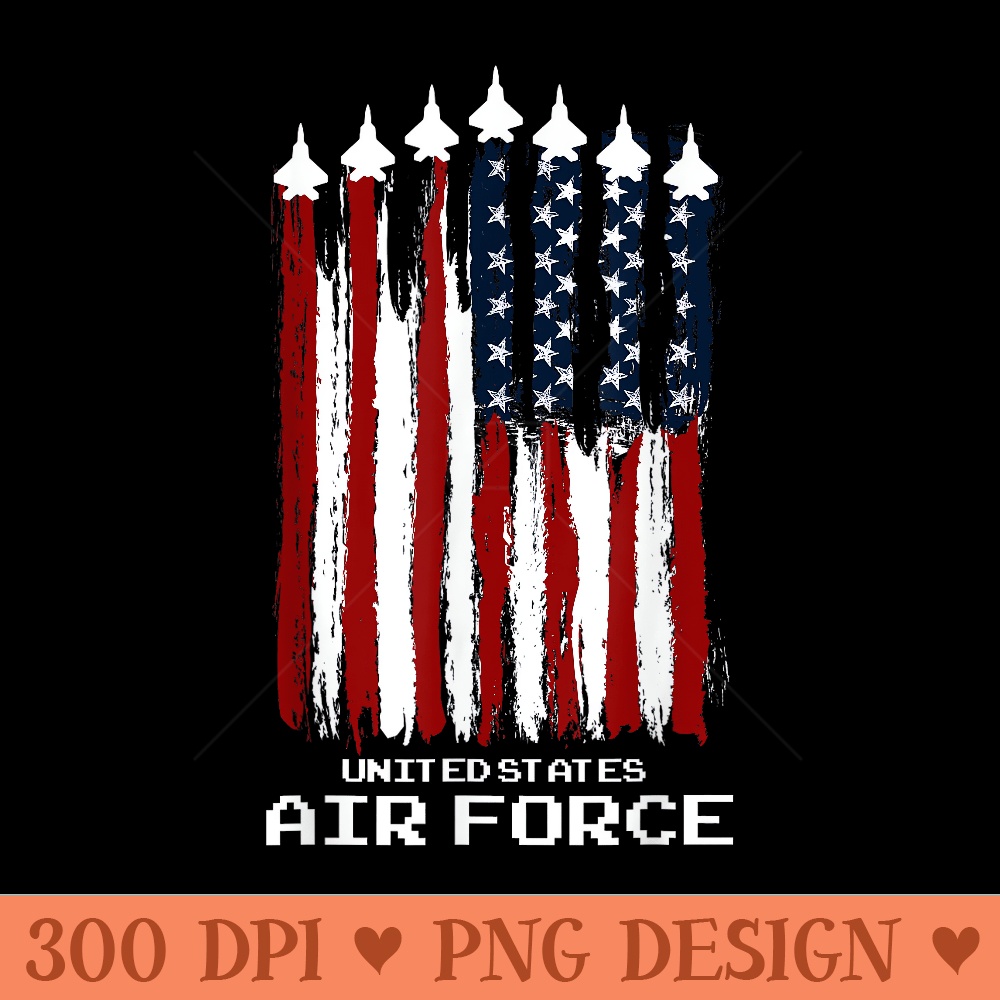 Vintage US Air Force Veterans USA American Flag 4th of July | Inspire ...
