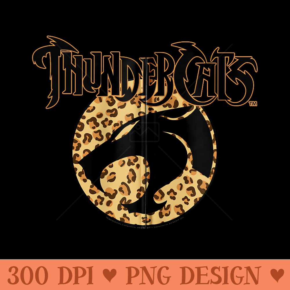 ThunderCats Cheetah Print Logo - Digital PNG Artwork | Inspire Uplift