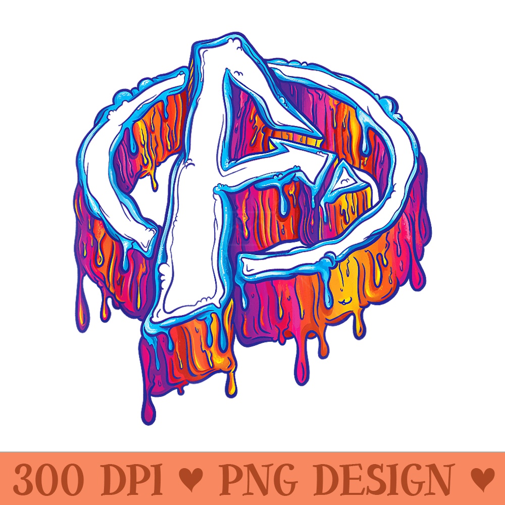 Marvel Avengers A Logo Melting Paint Drip - Free PNG downloa | Inspire ...