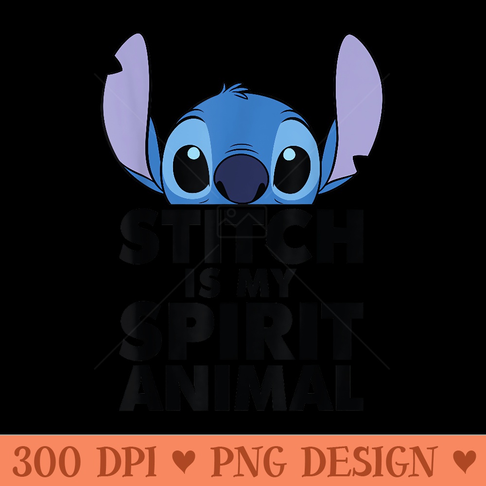 Lilo Stitch Spirit Animal - PNG Design Files | Inspire Uplift