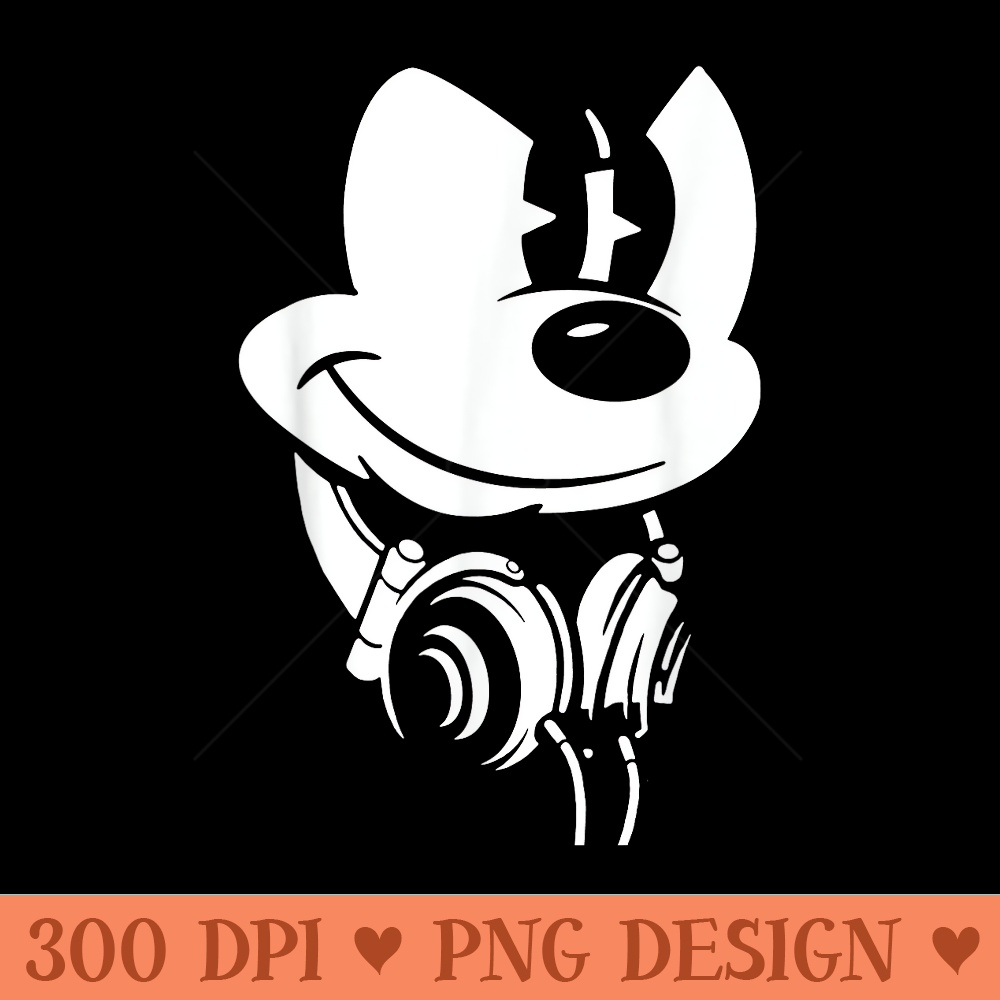 Disney Mickey Mouse Headphones - Mug Sublimation PNG | Inspire Uplift