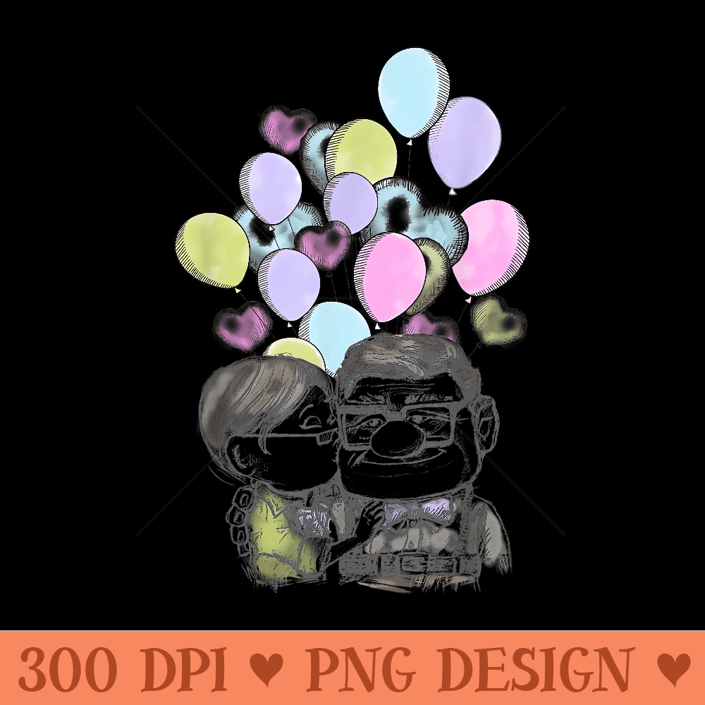 Disney Pixar Up Valentines Day Carl And Ellie Balloons - Hig | Inspire ...