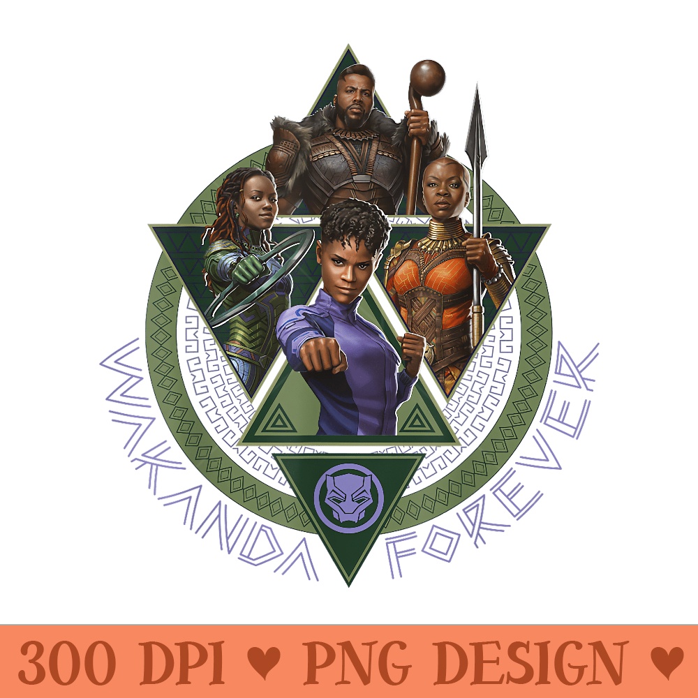 Marvel Black Panther Wakanda Forever Four Heroes of Wakanda | Inspire ...