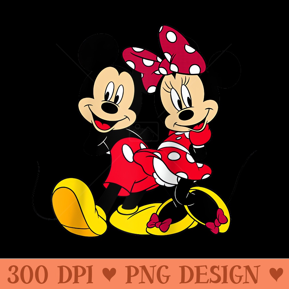 Disney Big Mickey and Minnie Mouse Raglan Baseball - Transpa | Inspire ...