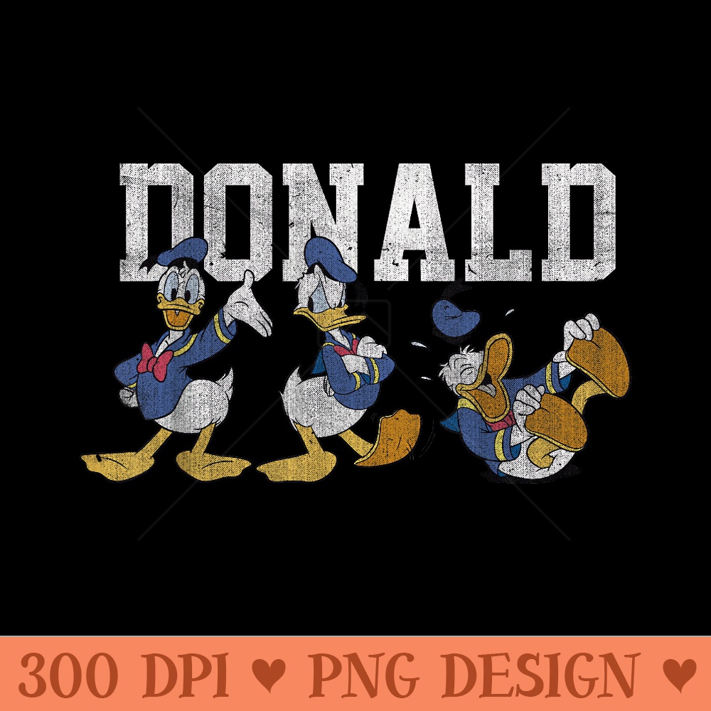 Disney Mickey And Friends Donald Duck Pose Lineup - PNG down | Inspire ...
