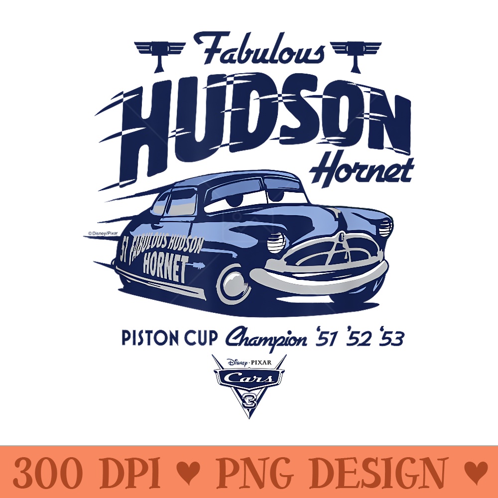 Cars Fabulous Hudson Hornet - Digital PNG Downloads | Inspire Uplift