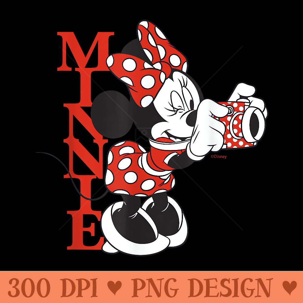 Disney Minnie Mouse with Camera Polka Dot Day Vintage - Desi | Inspire ...