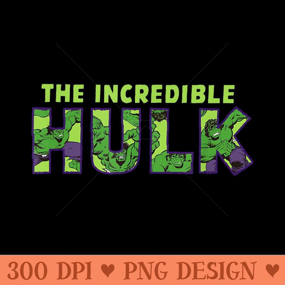Marvel The Incredible Hulk - Vector PNG download | Inspire Uplift