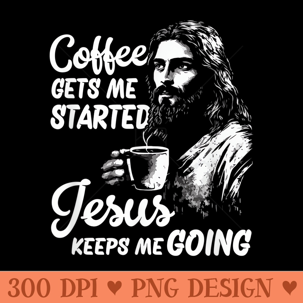 Jesus Coffee - High Resolution PNG download | Inspire Uplift
