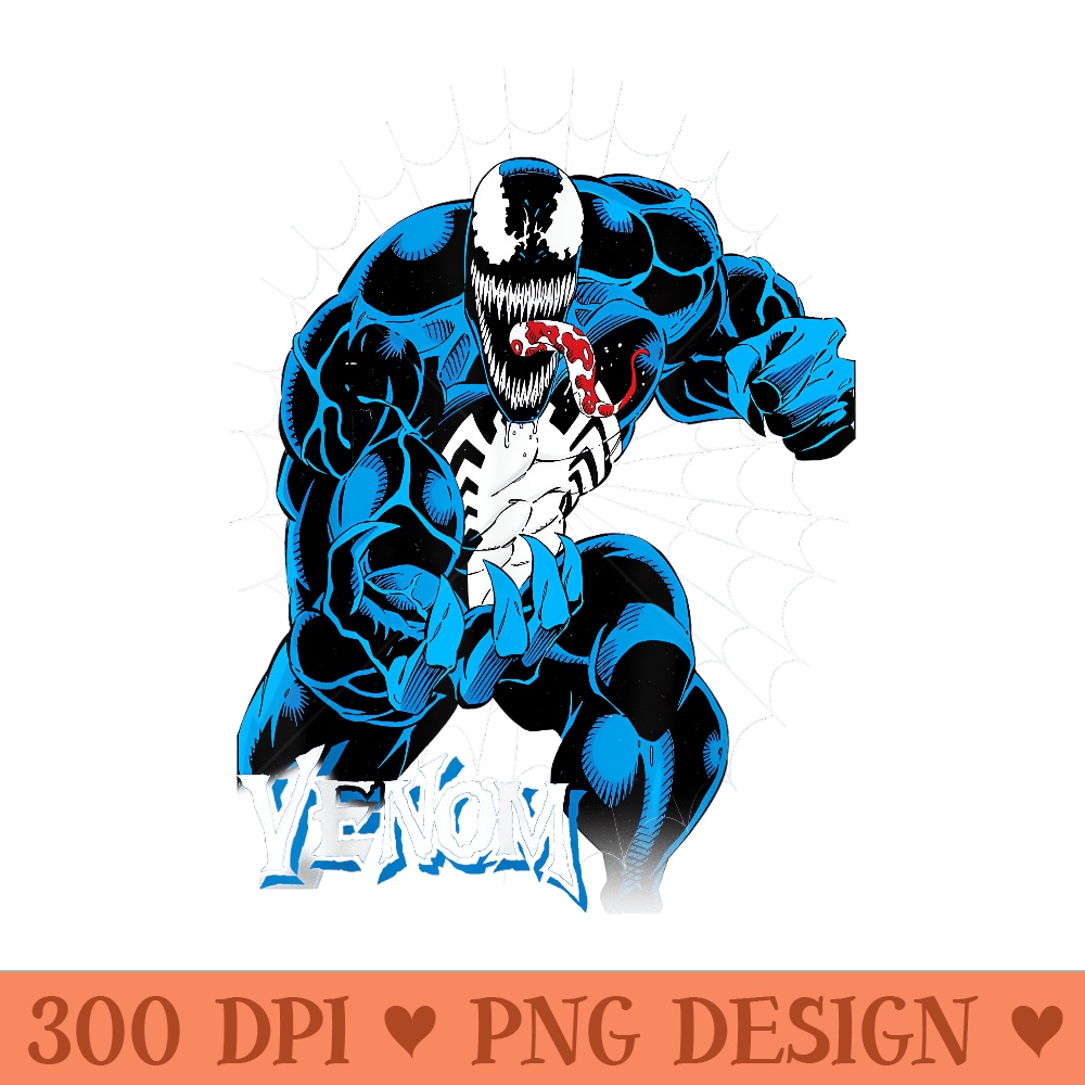 Marvel Venom Tangled In Web Graphic T - PNG design assets | Inspire Uplift