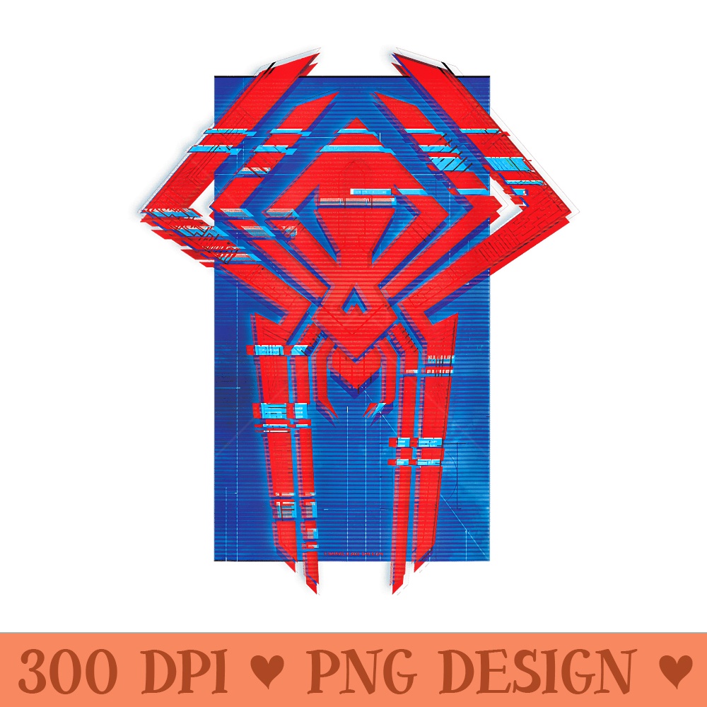 Marvel SpiderMan Across the SpiderVerse 2099 Symbol Icon - T | Inspire ...