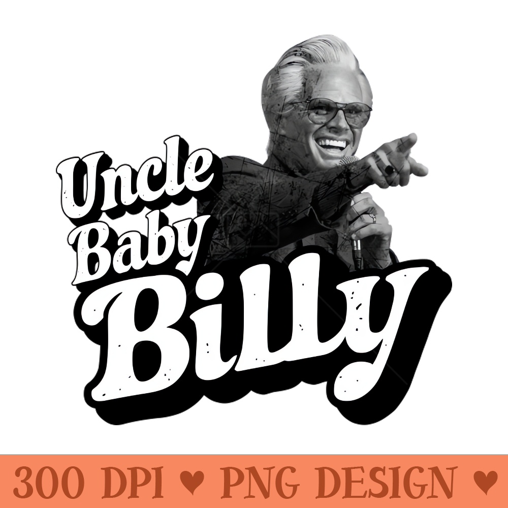 Uncle Baby Billy - High Quality PNG Artwork | Inspire Uplift