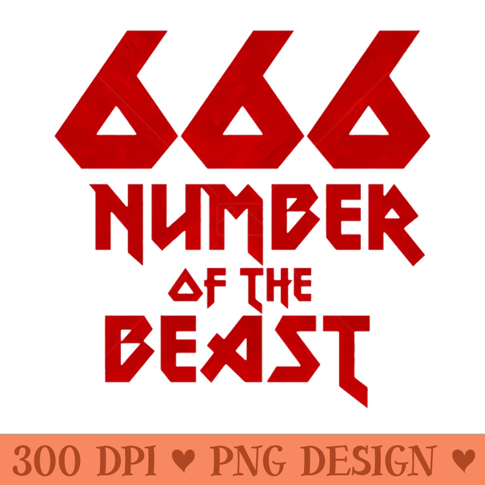 666 Number best - PNG Design Resource | Inspire Uplift