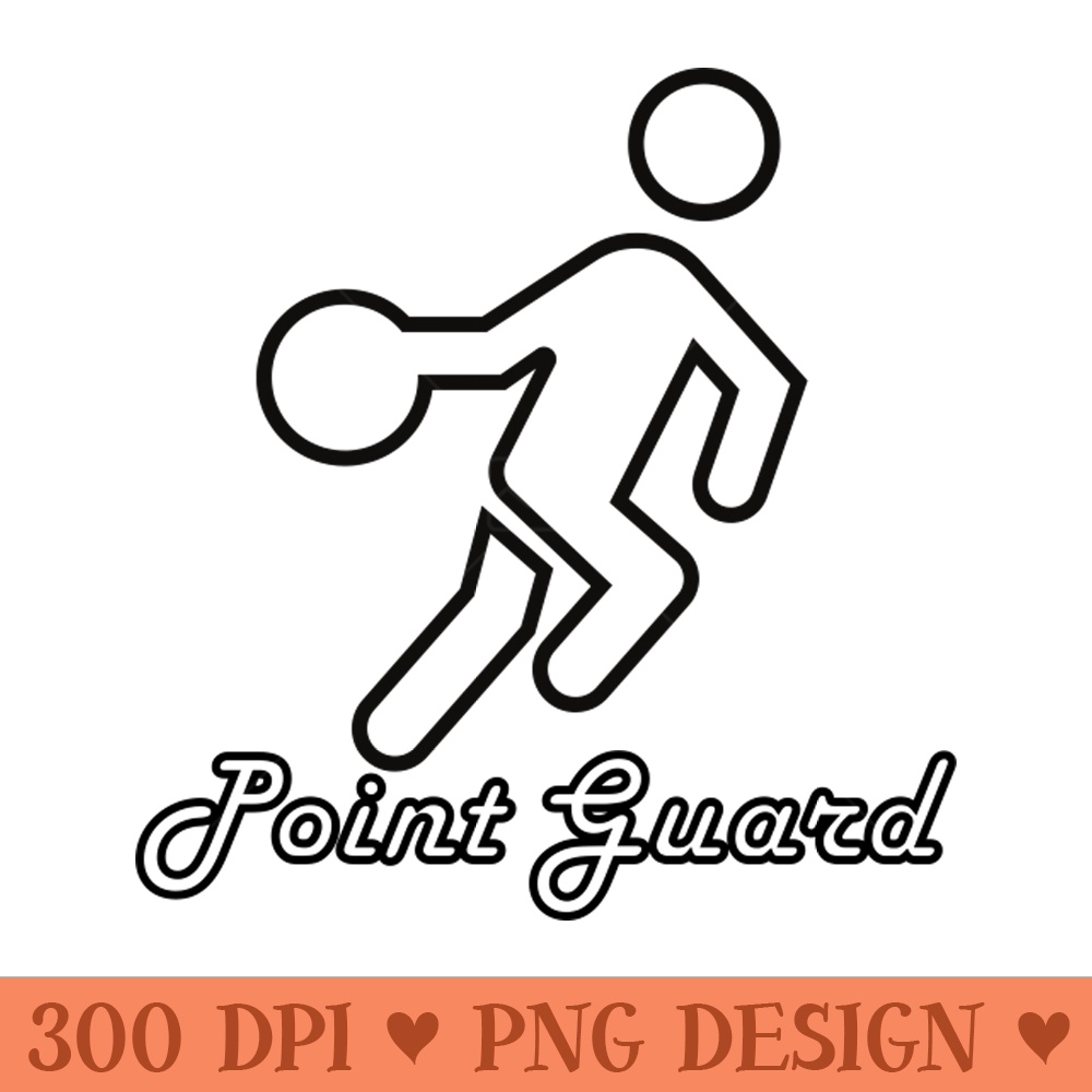 Point Guard Stick Figure Style - PNG File Download | Inspire Uplift