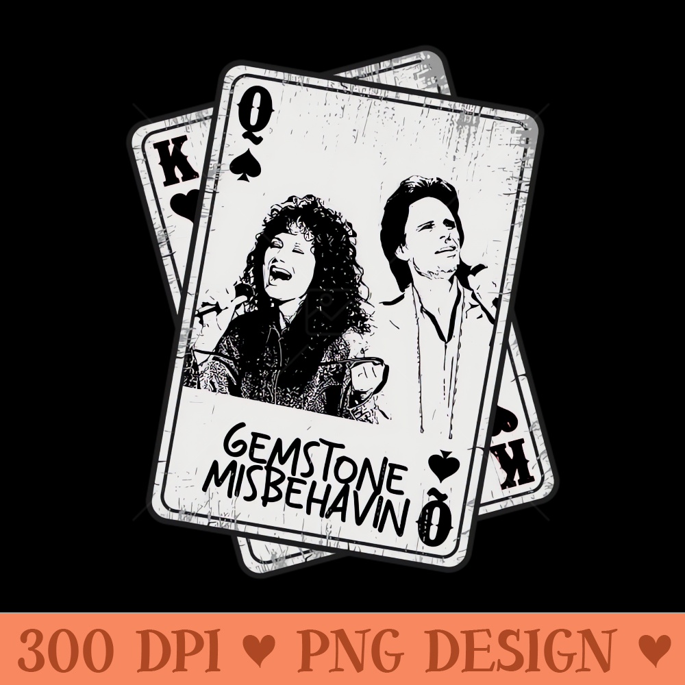 Retro Gemstone Misbehavin Card Style - High Resolution PNG D | Inspire ...