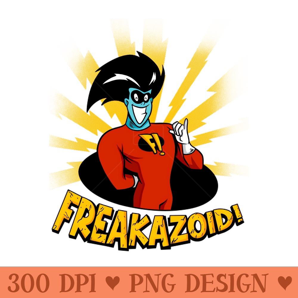 Freakazoid - Transparent PNG Artwork | Inspire Uplift