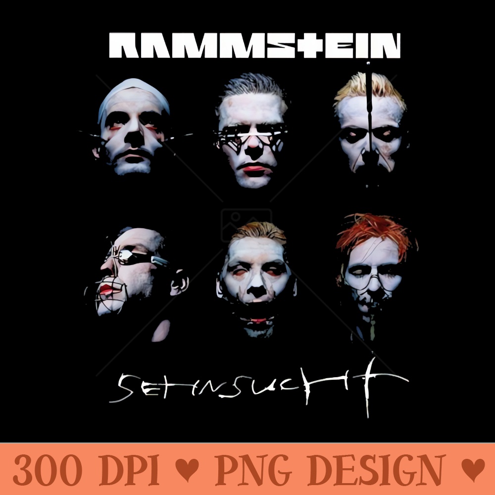 RAMMSTEIN MERCH VTG - PNG Graphic Design | Inspire Uplift