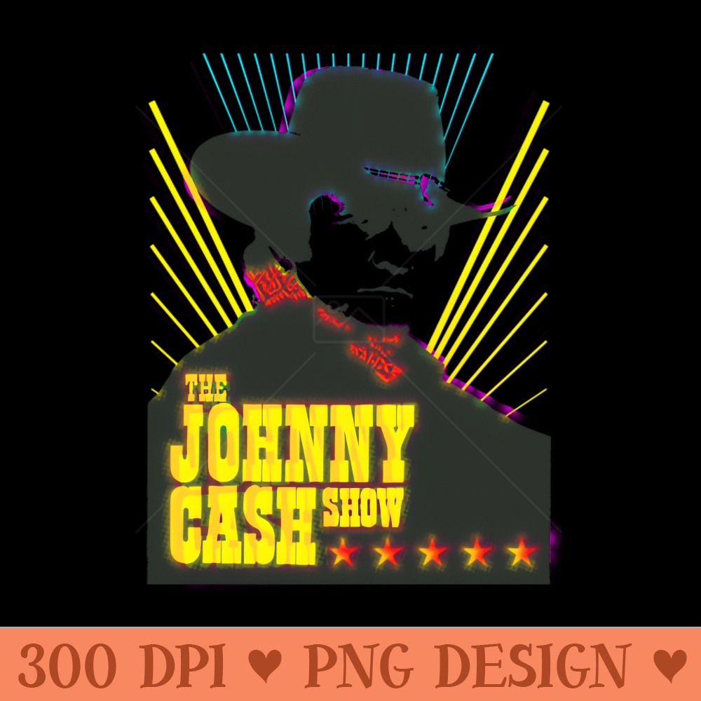johnny cash - PNG Graphic Design | Inspire Uplift