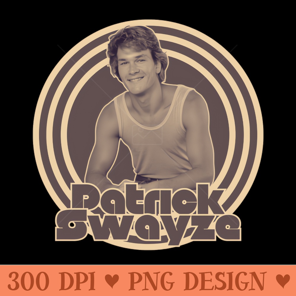 Patrick swayze 198s - Download High Resolution PNG | Inspire Uplift