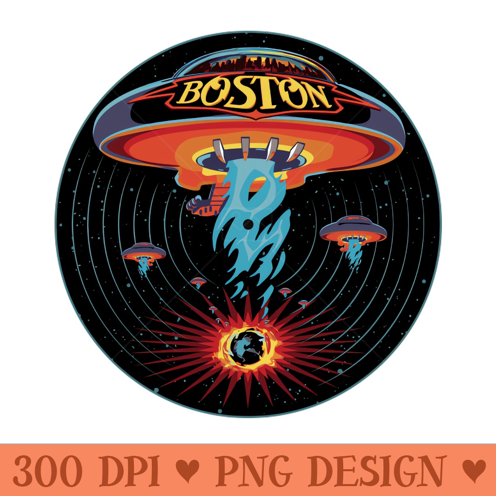 Boston band vinyl record - High Resolution PNG Collection | Inspire Uplift
