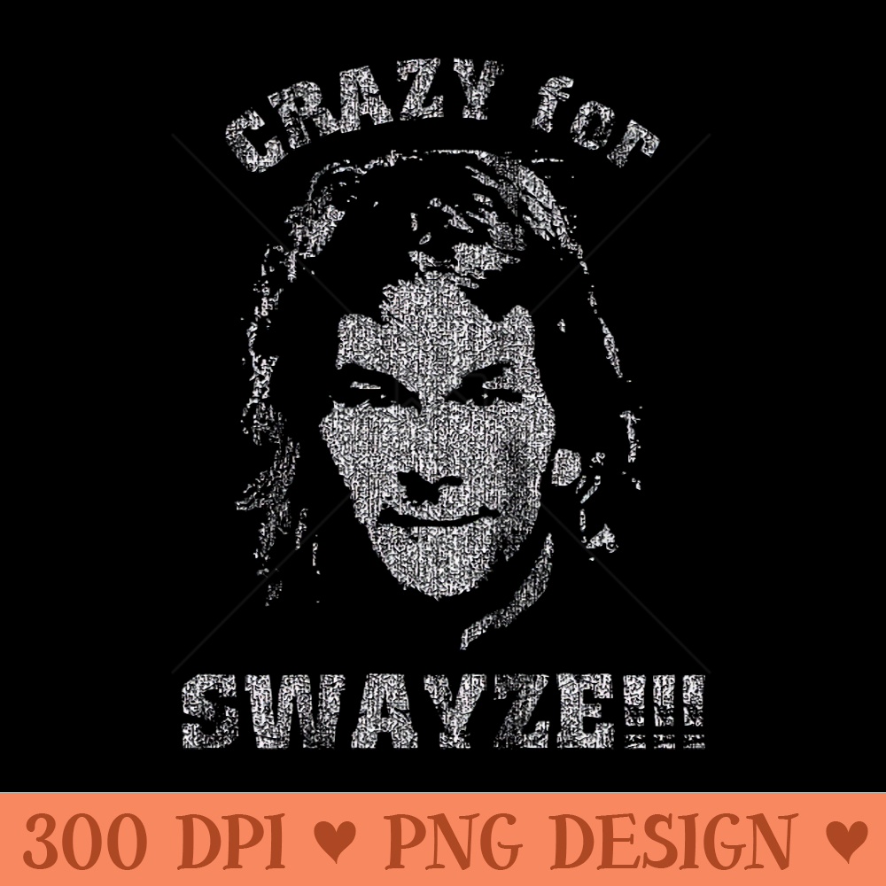 Patrick Swayze Typography Design - Transparent PNG Resource | Inspire Uplift
