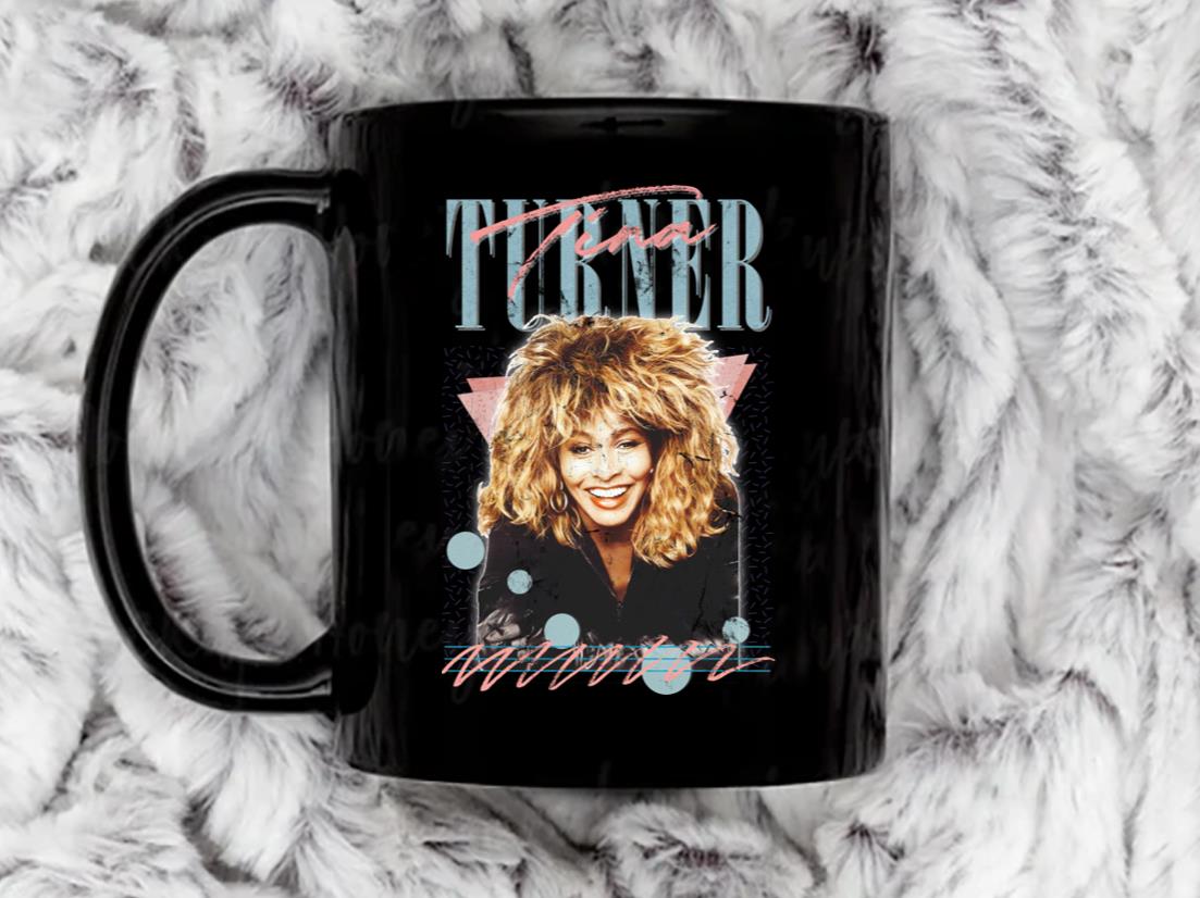 Tina Turner 80s Style Retro Fan Art Design Coffee Mug, 11 oz | Inspire ...