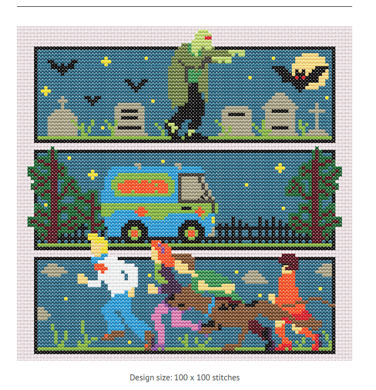 Scooby-Doo Cross-stitch pattern 2 PDF | Inspire Uplift