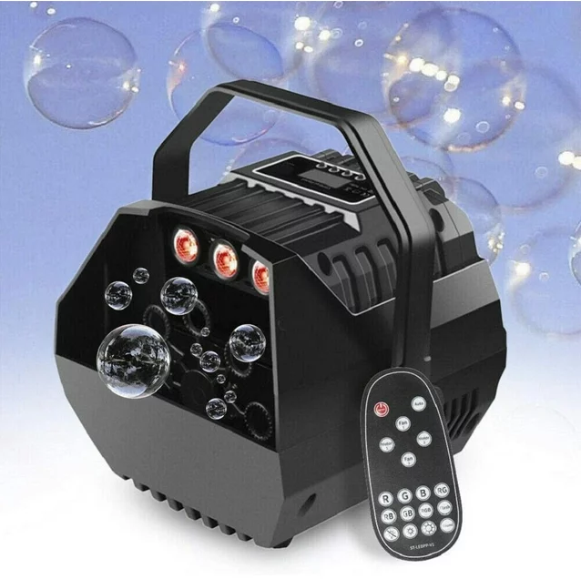 Miumaeov Bubble Machine 3 In 1 LED Portable Automatic Remote | Inspire ...