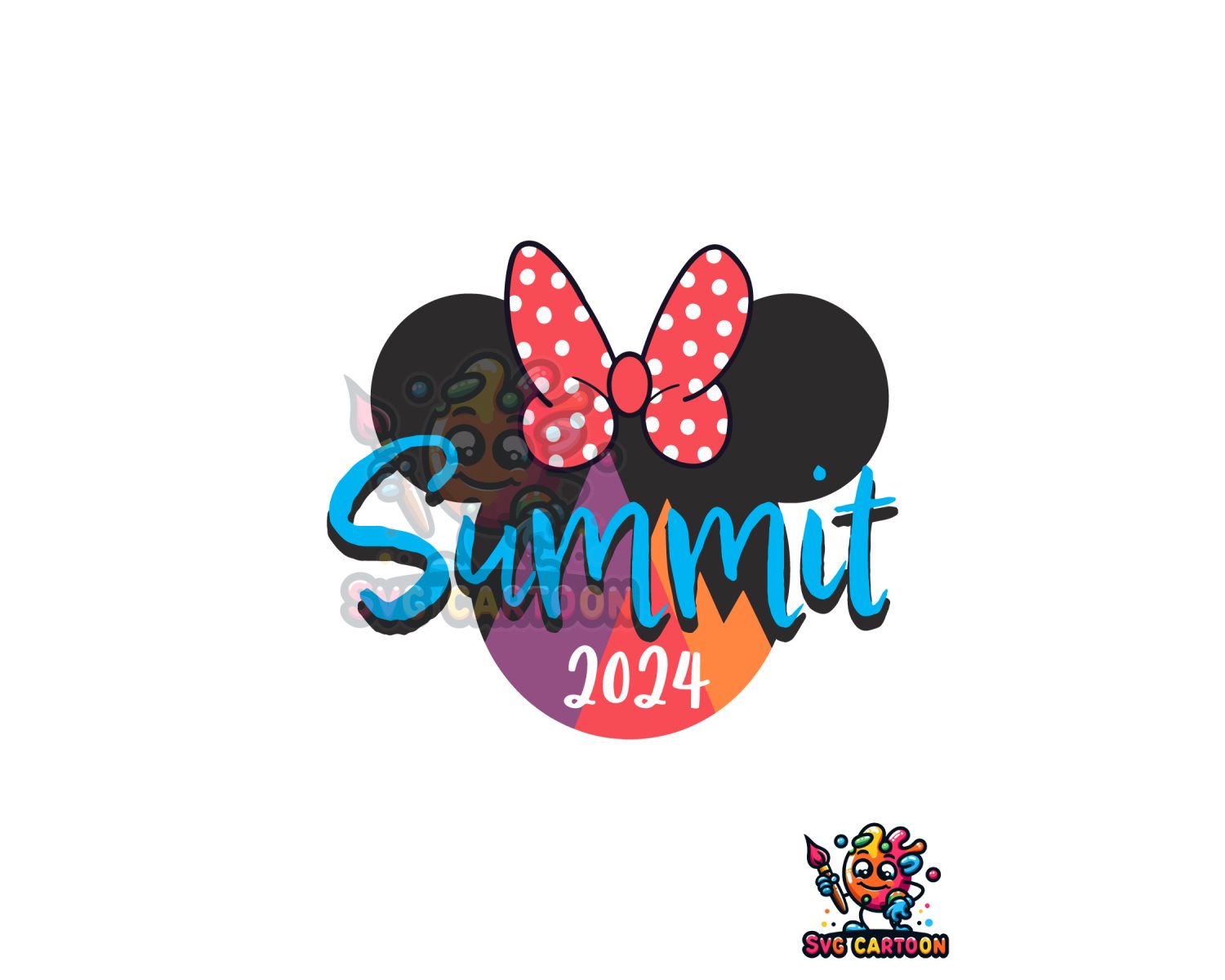 Disney Summit 2024 Minnie Head SVG | Inspire Uplift