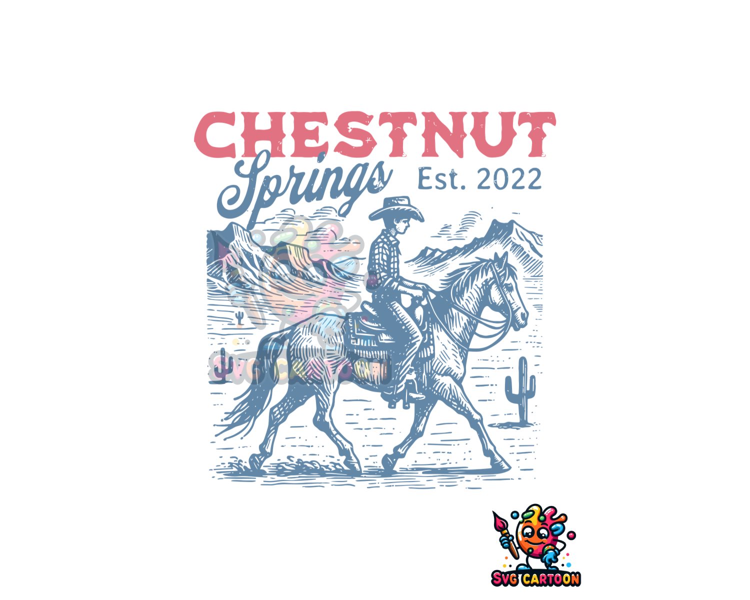 Vintage Chestnut Springs Series Books SVG - Inspire Uplift