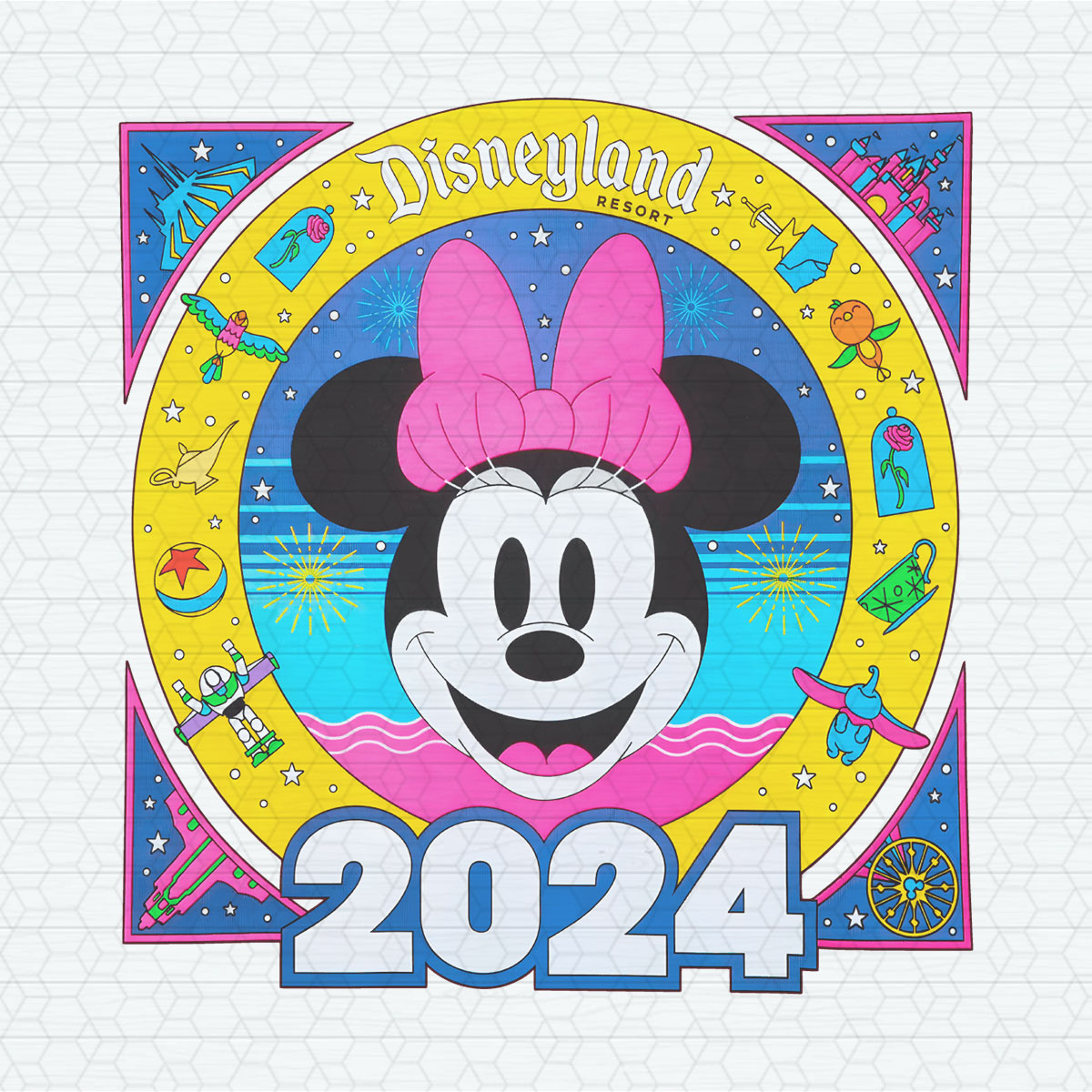 Disneyland Resort Minnie Mouse 2024 PNG - Inspire Uplift