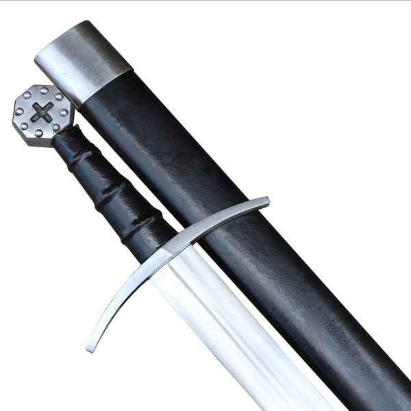 Decorative Medieval Holy Knight Templar Sword with Scabbard | Inspire ...