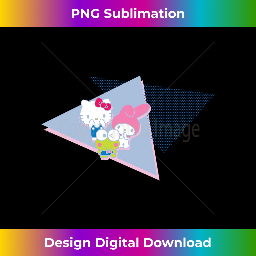 Hello Kitty, Keroppi, My Melody Retro - Futuristic PNG Subli - Inspire ...