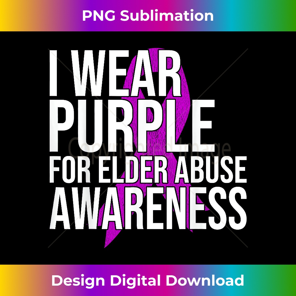 Purple Ribbon Elder Abuse Awareness - Sublimation-Optimized - Inspire ...