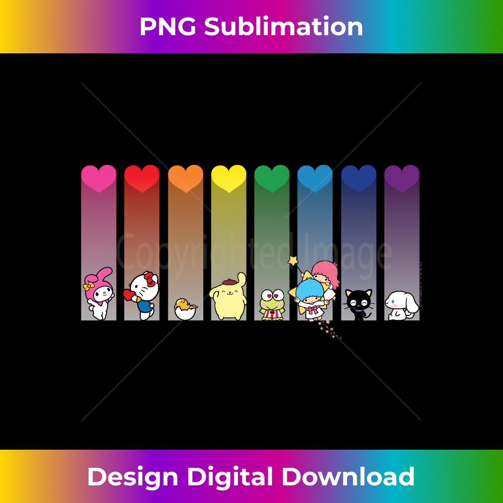 Hello Kitty and Friends Sanrio Rainbow - Contemporary PNG Su - Inspire ...