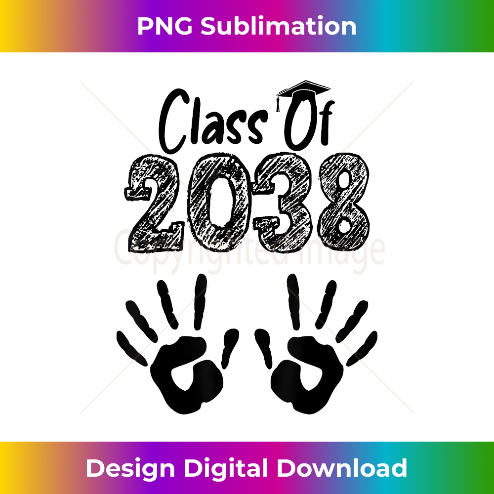 Class of 2038 Grow With Me Handprint On Back Pre-K - Urban S | Inspire ...