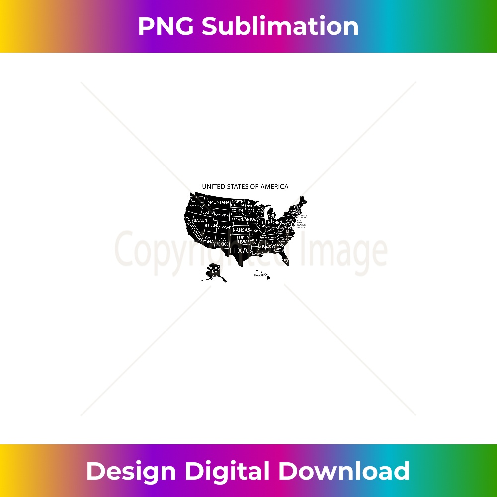 Abstract United States of America Graphic Map with USA Flag - Inspire ...