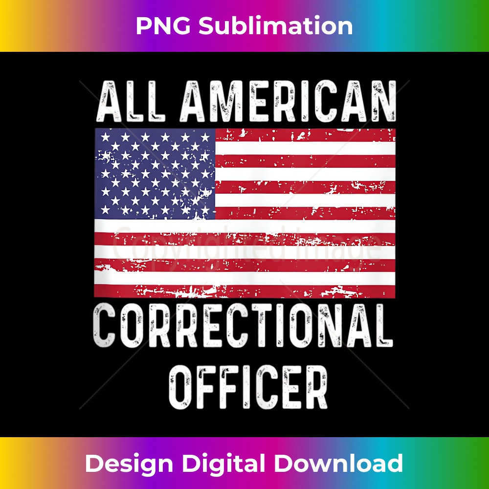 Prison Officer 4th Fourth of July All American Flag USA Tank | Inspire ...