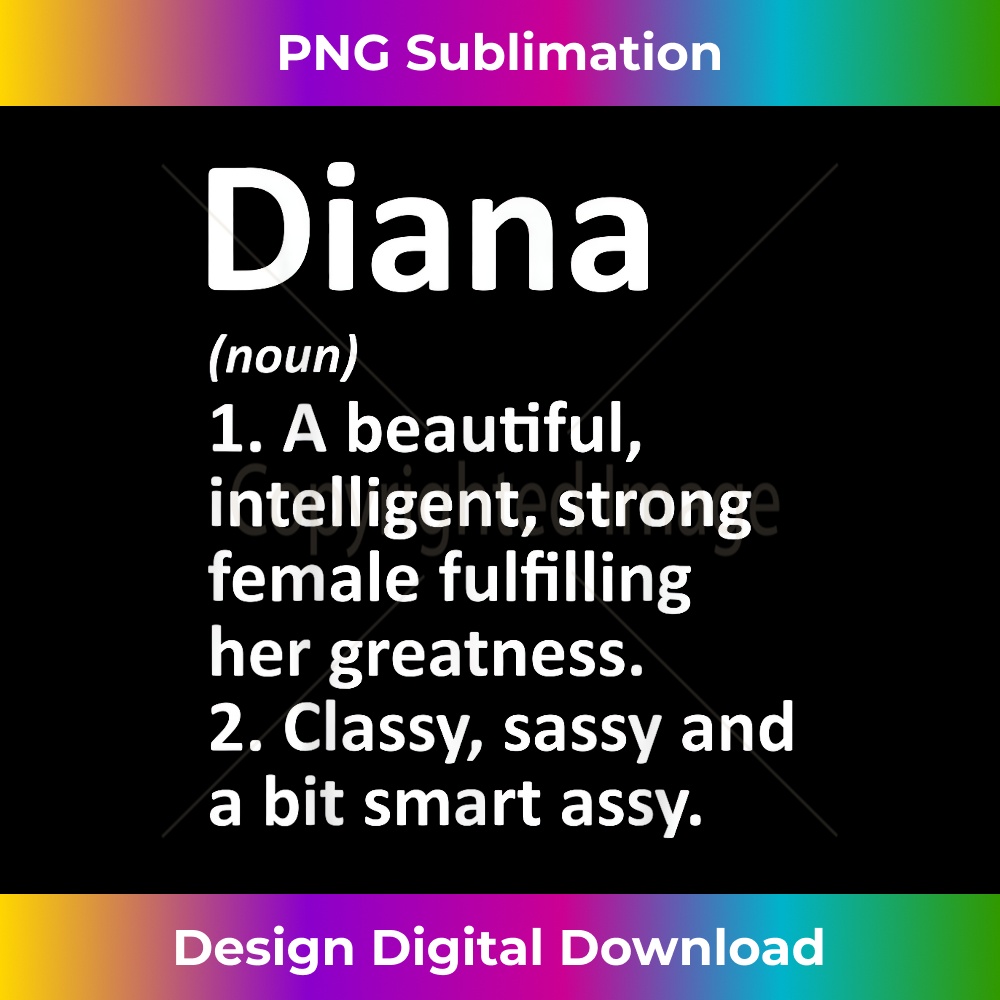 DIANA Definition Personalized Name Funny Christmas Gift - Ar | Inspire ...
